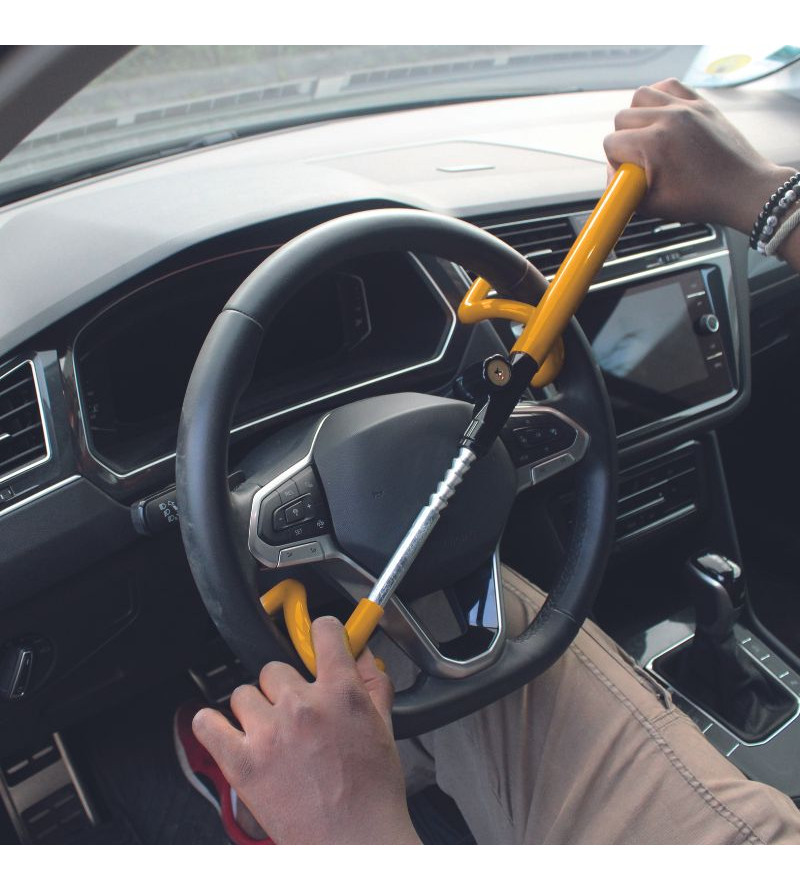 Barre Antivol Volant voiture à Clé | Automotoboutic